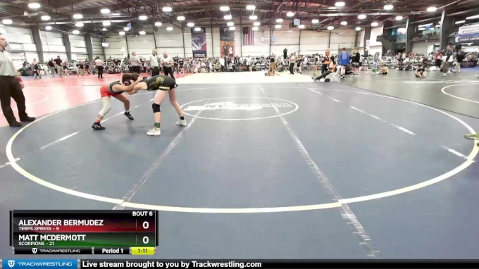 100 lbs Rd# 2 12:00pm Friday - Alexander Bermudez, Terps Xpress vs Matt ...