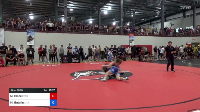 61 kg Quarterfinal - Marcus Blaze, Perrysburg Wrestling Club vs Matthew ...