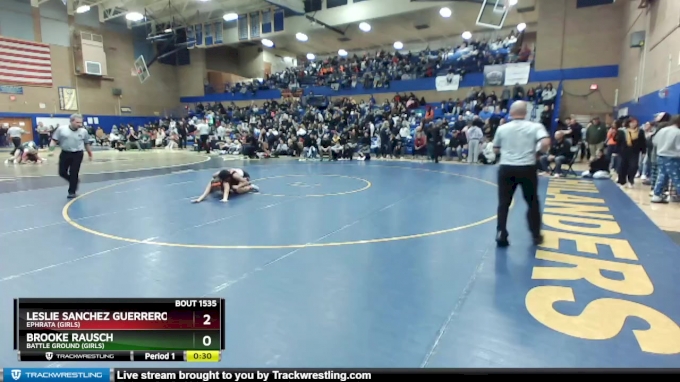 145lbs Cons. Semi - Leslie Sanchez Guerrero, Ephrata (Girls) vs Brooke ...