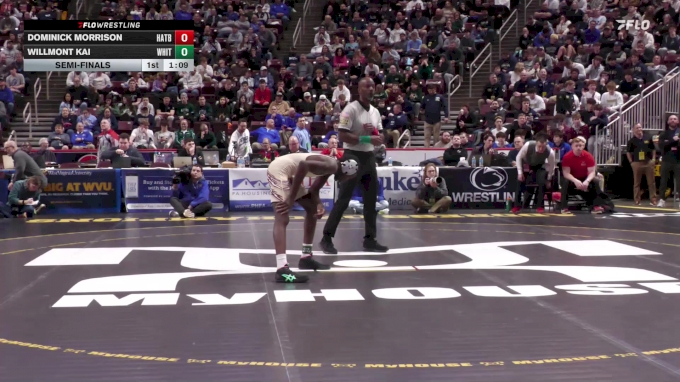 114 lbs Semifinal - Dominick Morrison, Hatboro-Horsham vs Willmont Kai ...