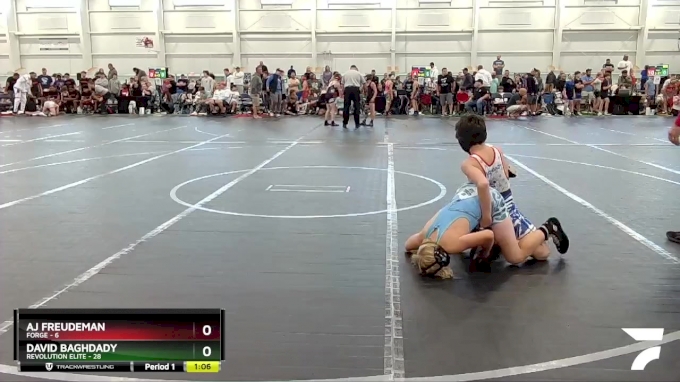 96 lbs Round 1 (6 Team) - David Baghdady, Revolution Elite vs AJ ...