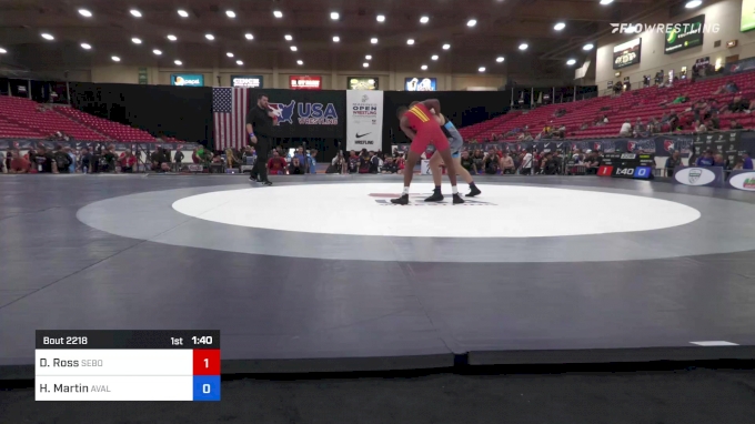 85 kg Semis - Dreshaun Ross, Sebolt Wrestling Academy vs Hayden Martin ...