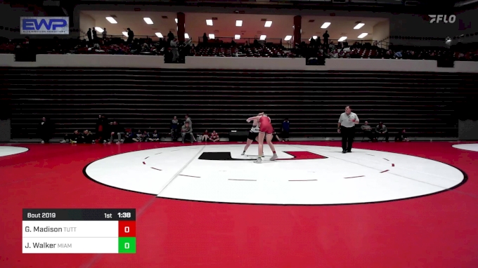 115 lbs Quarterfinal - Grace Madison, Tuttle High School Girls vs ...