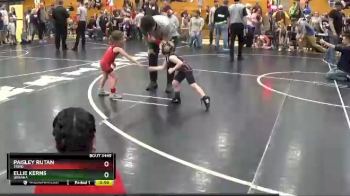 31 lbs 3rd Place Match - Ellie Kerns, Urbana vs Paisley Rutan, Triad