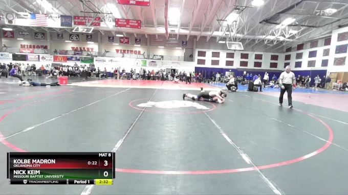 174 lbs Champ. Round 1 - Nick Keim, Missouri Baptist University vs ...
