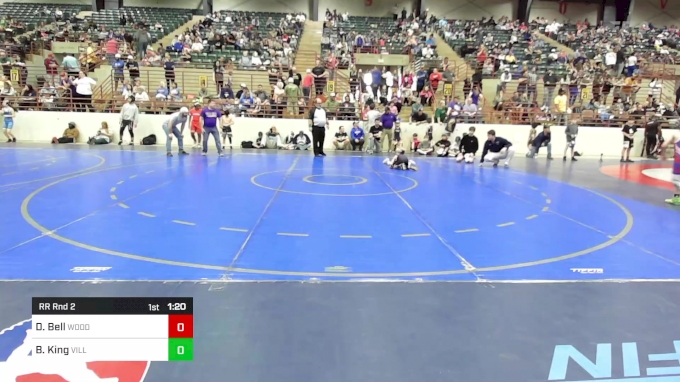 42 lbs Rr Rnd 2 - Dax Bell, Woodland Wrestling vs Bryson King, Villa ...