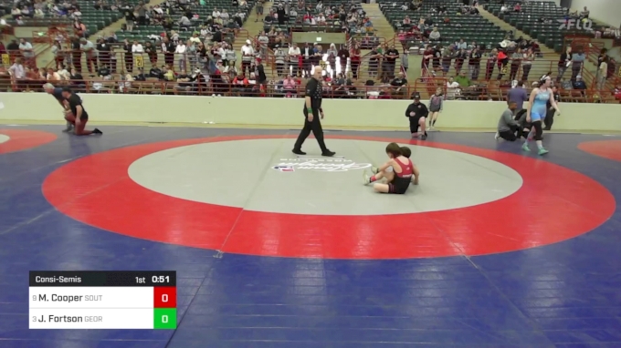 52 lbs Consolation - Maxwell Cooper, South Paulding Junior Spartans ...