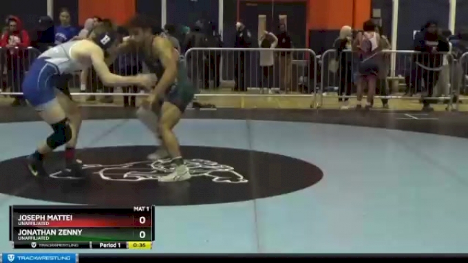 160 lbs 1st Place Match - Joseph Mattei, Unaffiliated vs Jonathan Zenny ...
