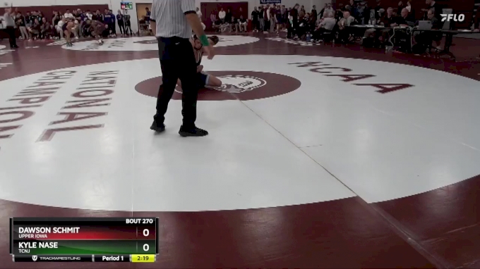 133 lbs 3rd Place Match - Dawson Schmit, Upper Iowa vs Kyle Nase, TCNJ