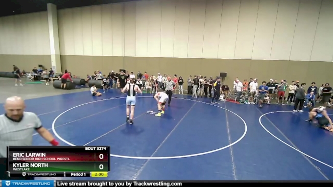 150 lbs 1st Place Match - Eric Larwin, Bend Senior High School Wrestl ...