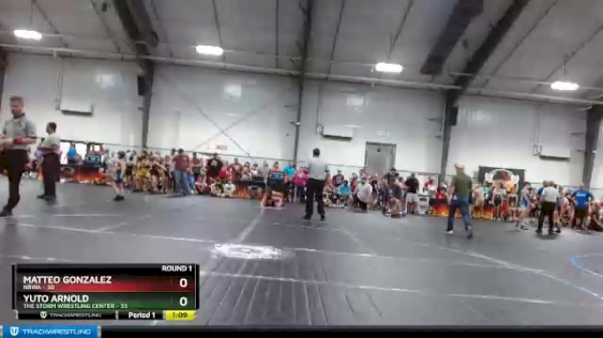 115 lbs Round 1 - Matteo Gonzalez, NBWA vs Yuto Arnold, The Storm ...