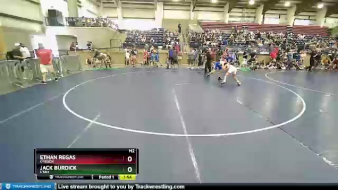 100 lbs Round 1 - Ethan Regas, Oregon vs Jack Burdick, Utah