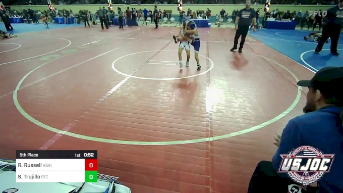 65 lbs 5th Place - Rylee Russell, High Ground Wrestling vs Sascha ...