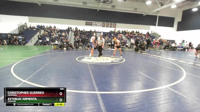 126 lbs Cons. Round 4 - ESTEBAN ARMENTA, Mayfair vs Christopher Guerreo, Hesperia