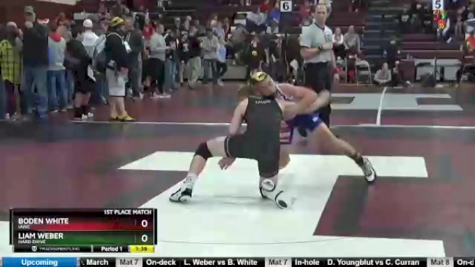 1st Place Match - Liam Weber, Hard Drive vs Boden White, IAWC
