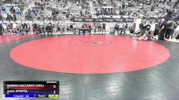 115 lbs Semifinal - Hannah Naccarati-Cholo, AZ vs Aleia Apostol, HI