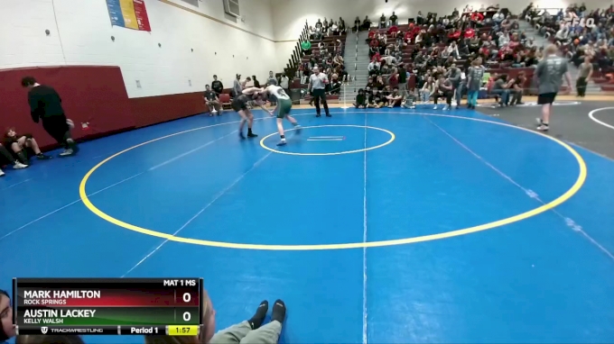 132 lbs Champ. Round 2 - Austin Lackey, Kelly Walsh vs Mark Hamilton, Rock Springs