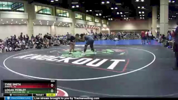 220 lbs Round 1 (10 Team) - Logan Mobley, Eagles Wrestling Dev vs Tyre ...