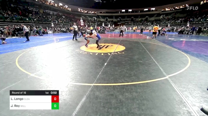 75 lbs Round Of 16 - Luke Longo, Clearview vs Jason Roy, Williamstown ...