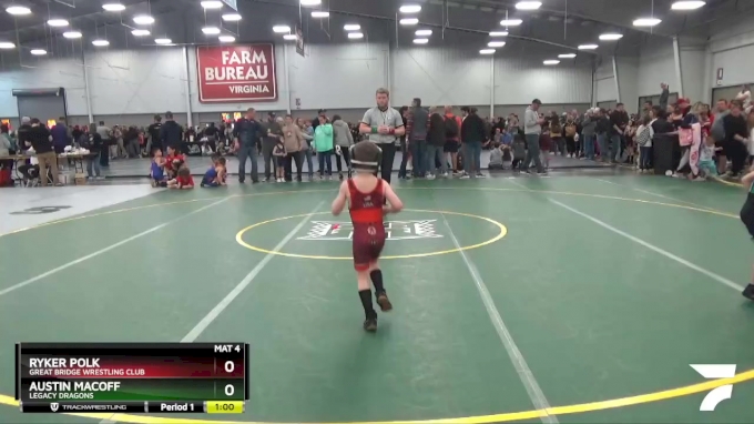 43 lbs Champ. Round 2 - RYKER POLK, Great Bridge Wrestling Club vs ...