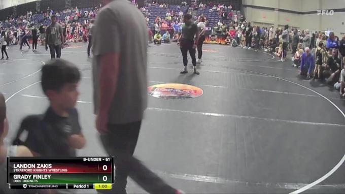 61 lbs Cons. Semi - Landon Zakis, Stratford Knights Wrestling vs Grady ...