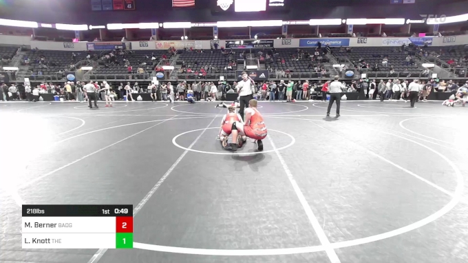218 lbs Final - Enrique Morales, Lion's Den Wrestling Academy vs Elijah ...