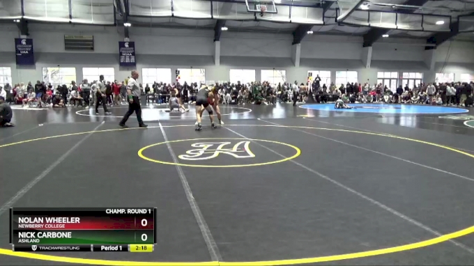 157 lbs Champ. Round 1 - Nick Carbone, Ashland vs Nolan Wheeler ...