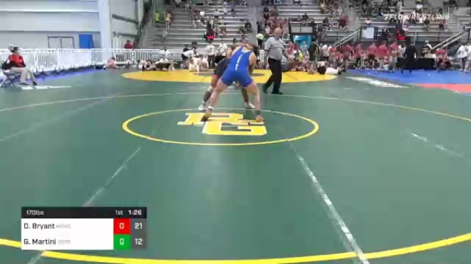 170 lbs Prelims - Darby Bryant, Hillbilly Hammers vs Giani Martini ...