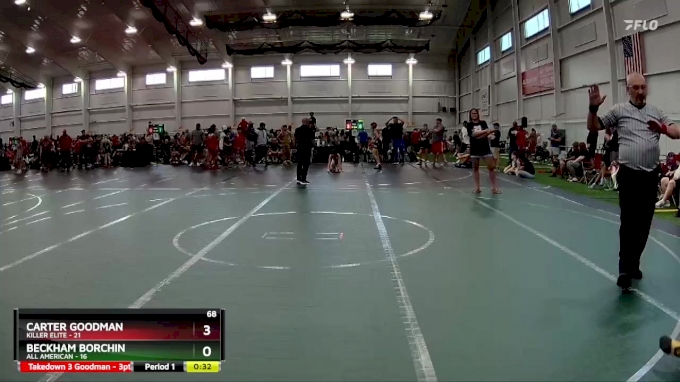 68 lbs Round 6 (8 Team) - Carter Goodman, Killer Elite vs Beckham ...