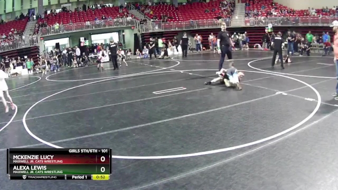 101 lbs 7th Place Match - Mckenzie Lucy, Maxwell Jr. Cats Wrestling vs ...