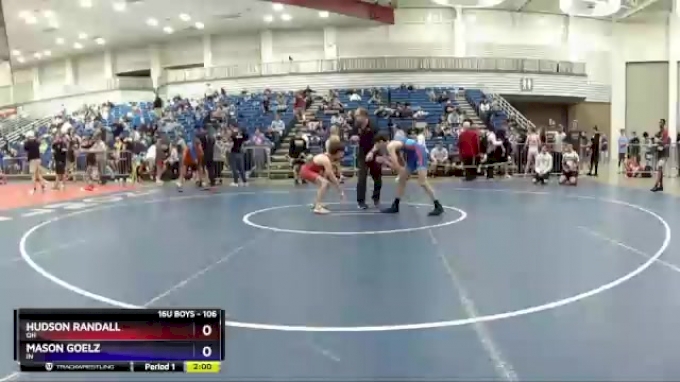 106 lbs Champ. Round 2 - Hudson Randall, OH vs Mason Goelz, IN