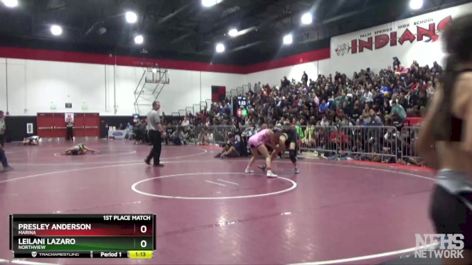 1st Place Match - Presley Anderson, Marina vs Leilani Lazaro, Northview