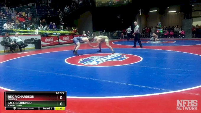 5A-175 lbs Champ. Round 1 - Jacob Skinner, Jones County vs Rex ...