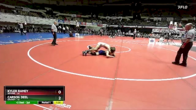157 lbs Placement (16 Team) - Carson Deel, Grundy vs Kyler Ramey, Skyline