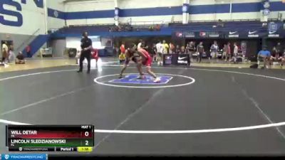 48 lbs Semifinal - Will Detar, PA vs Lincoln Sledzianowski, FL