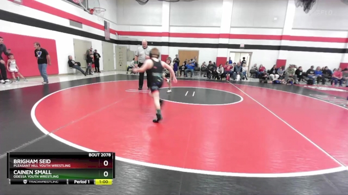 100 lbs Round 5 - Brigham Seid, Pleasant Hill Youth Wrestling vs Cainen ...