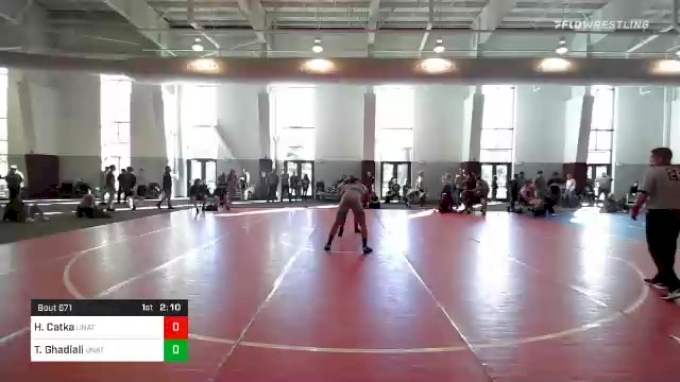 285 lbs Semifinal - Hunter Catka, UNATT-Virginia Tech vs Taye Ghadiali ...