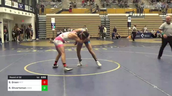 165 lbs Round Of 32 - Bryant Green, Pitt-Johnstown -Unattached vs Ben ...