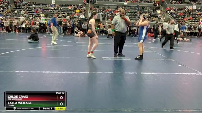 Round 2 - Layla Weilage, Cobra vs Chloe Craig, SBL Warriors