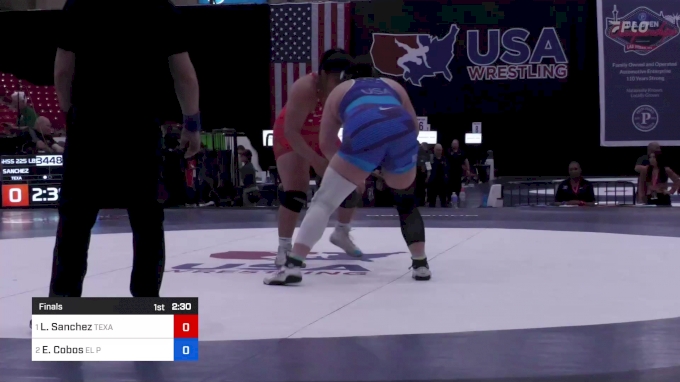 225 lbs Final - Leilani Sanchez, Texas vs Erica Cobos, El Paso Supers ...