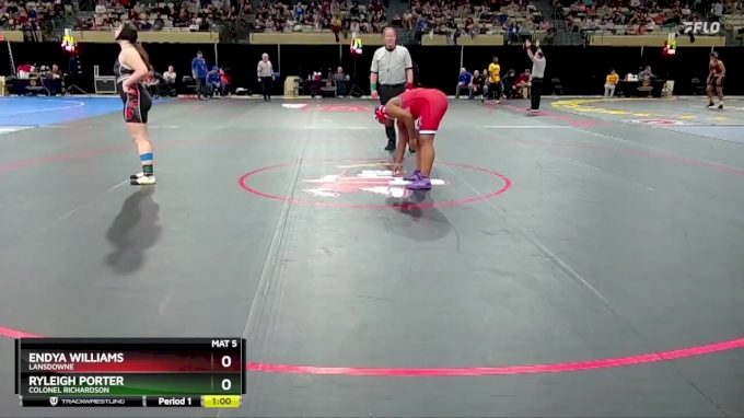 235 lbs Cons. Semi - Endya Williams, Lansdowne vs Ryleigh Porter ...