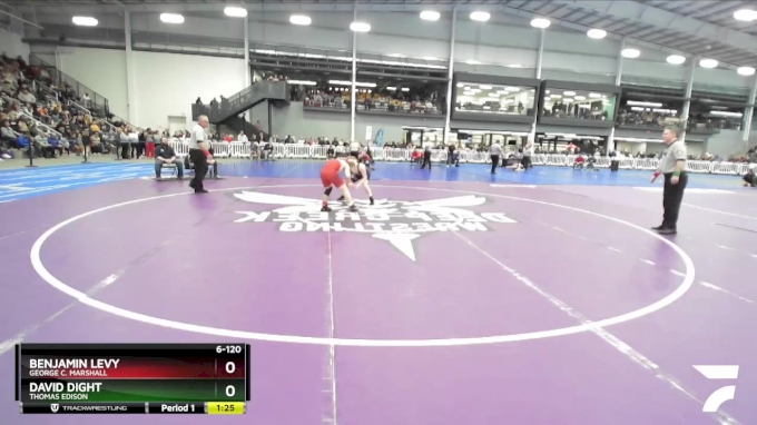 6-120 lbs Champ. Round 1 - Benjamin Levy, George C. Marshall vs David ...