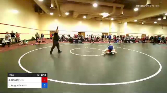 79 kg Round Of 16 - James Rowley, Mat Sense Wrestling vs Luca Augustine ...