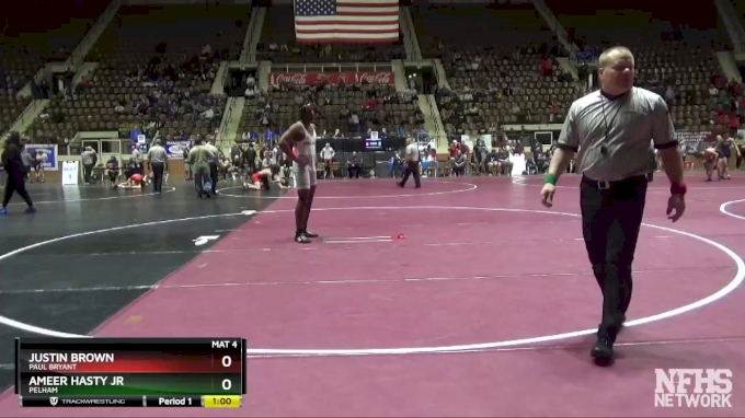 220 lbs Cons. Round 2 - Ameer Hasty Jr, Pelham vs Justin Brown, Paul Bryant 220 lbs Cons. Round 2 - Ameer Hasty Jr, Pelham vs Justin Brown, Paul Bryant