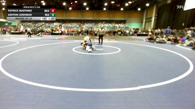 106 lbs Round Of 32 - Patrick Martinez, Mullen vs Ashton Leishman ...