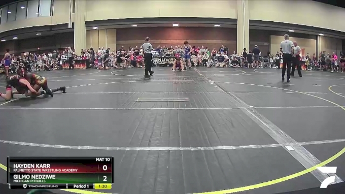 130 lbs Champ. Round 1 - Hayden Karr, Palmetto State Wrestling Academy ...