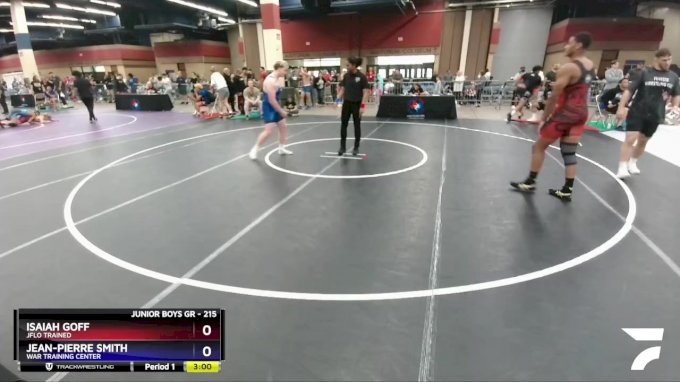 215 lbs Champ. Round 1 - Isaiah Goff, Jflo Trained vs Jean-Pierre Smith ...