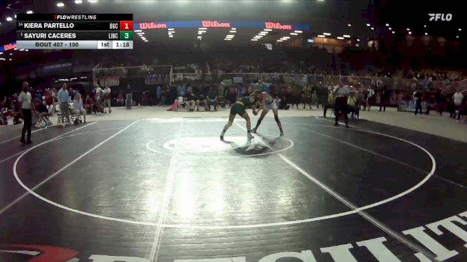 100 lbs 1st Place Match - Sayuri Caceres, Lincoln vs Kiera Partello ...