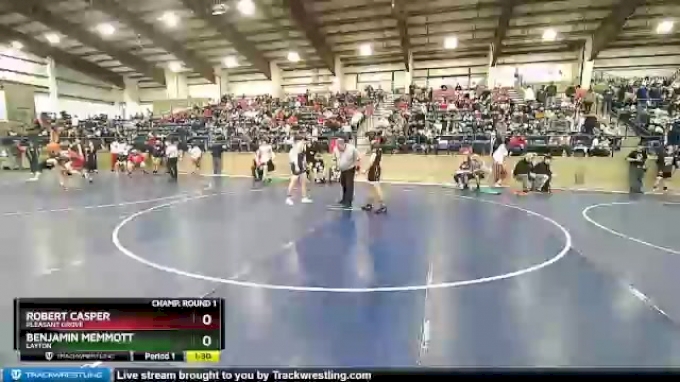 141 lbs Champ. Round 1 - Benjamin Memmott, Layton vs Robert Casper ...