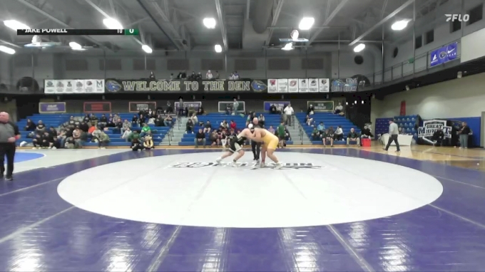 285 lbs 1st Place Match - Jake Powell, Tiffin vs Wyatt Bailey, Ashland